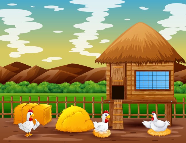 Chicken Coop Clipart Vector Images (over 160)
