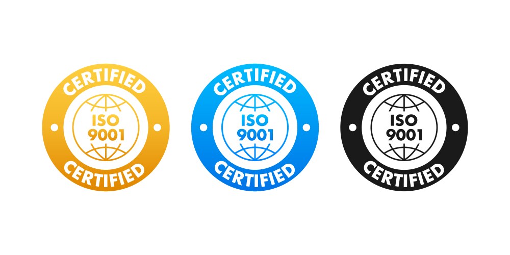 Logo iso certified Vector Images & Graphics for Commercial Use ...