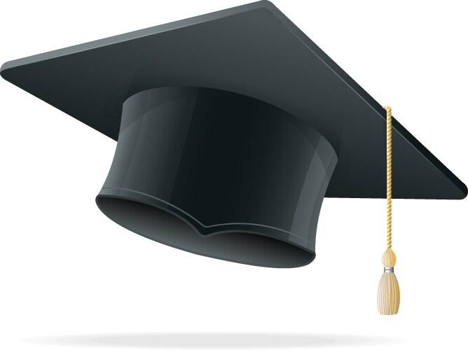 Graduation Cap Black and White Vector Images (over 6,300)