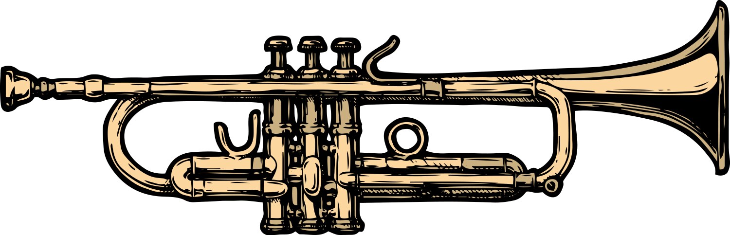 Trumpet Royalty Free Vector Image - VectorStock