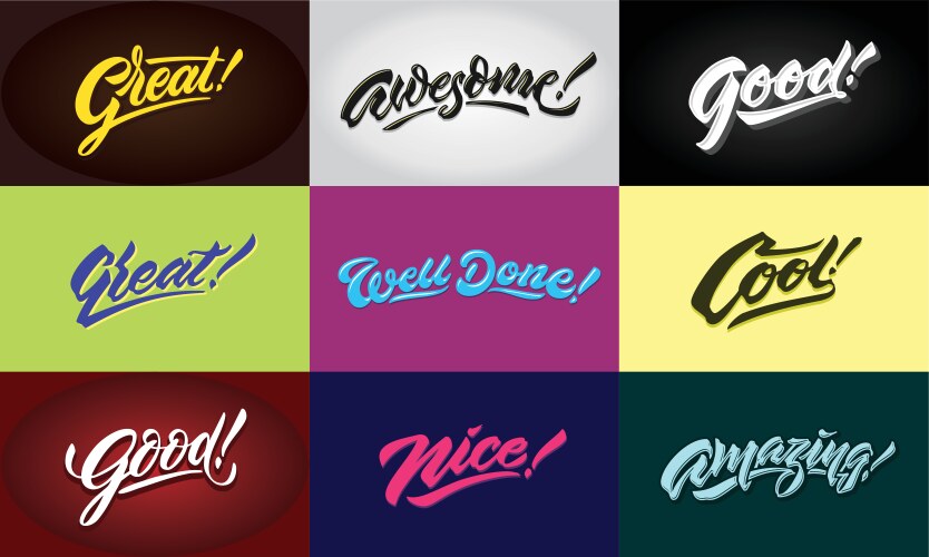 Hand lettering this too shall pass words Vector Image