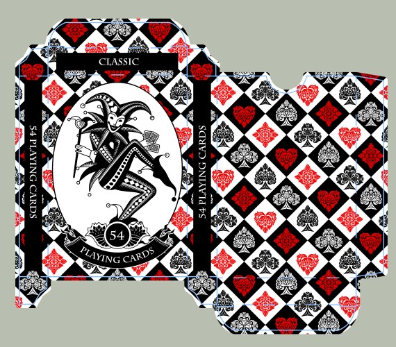 Playing Cards Template Vector Images (over 24,000)