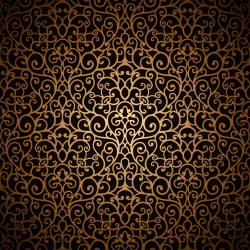 Vintage card royal gold Royalty Free Vector Image