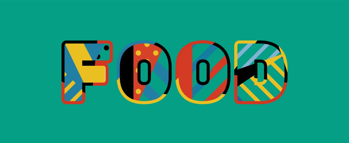 Food Word Vector Images (over 23,000)