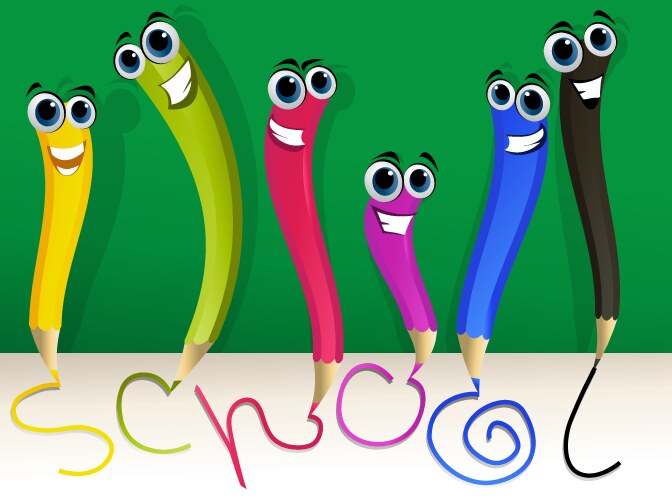 Pencils Cartoon Vector Images (over 90,000)