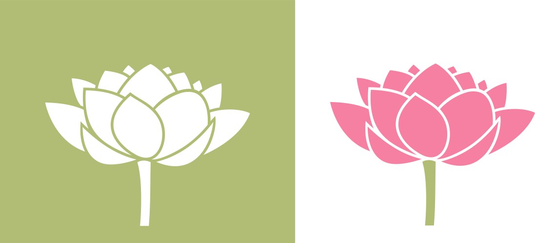 Lotus flower Royalty Free Vector Image - VectorStock