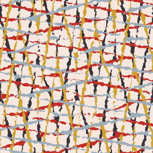 Multicolor splatter criss-cross pattern Royalty Free Vector