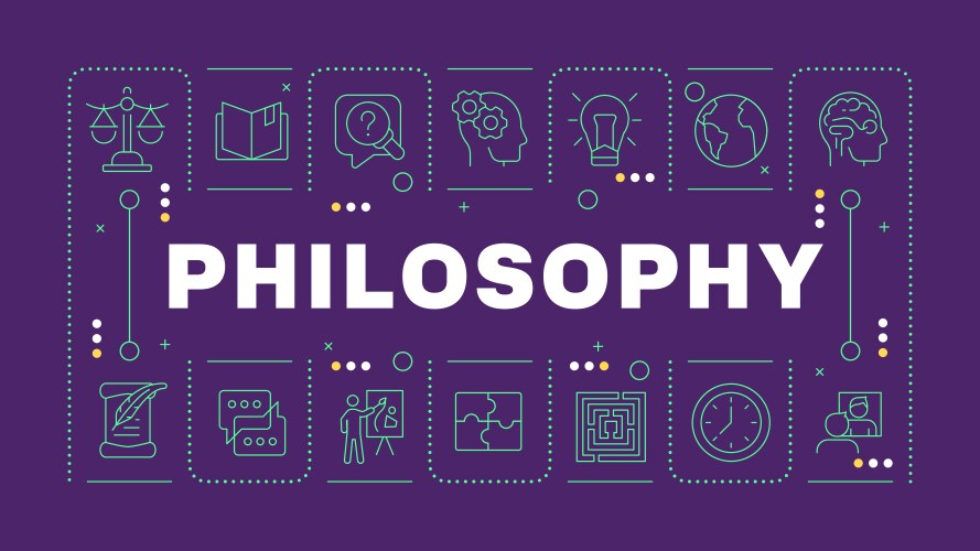 Mathematics word concepts banner presentation Vector Image