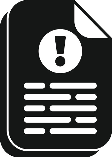 Disclaimer paper modern icon simple stack Vector Image Disclaimer paper modern icon simple stack Vector Image