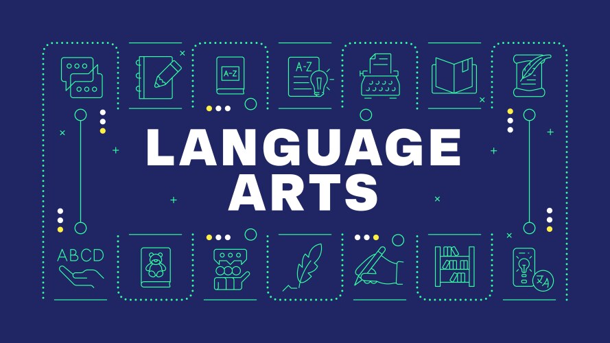 Reading skills concept icon Royalty Free Vector Image