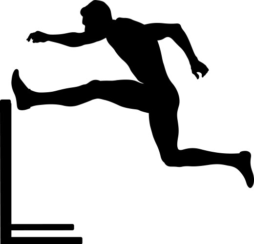 Track and Field Black White Vector Images (over 350)
