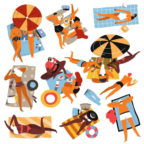 Sunbathing Vector Images (over 17,000)