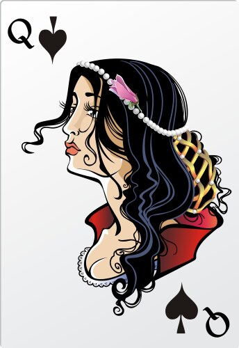 Queen of Spade Vector Images (over 5,900)