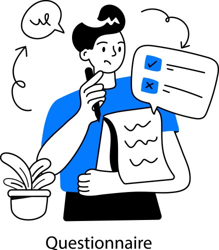 Questionnaire Royalty Free Vector Image - VectorStock