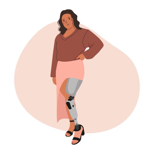 Prosthetic Leg Girl Vector Images (over 440)