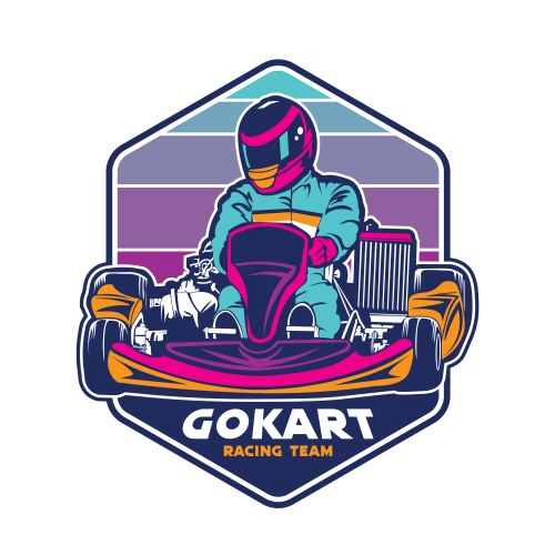 Go Kart Logo Racer Vector Images (over 140)