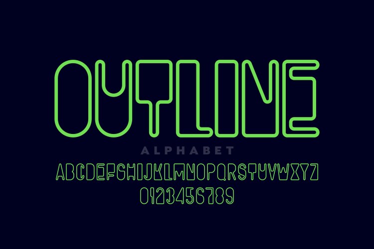 One Line Alphabet Vector Images (over 1,700)