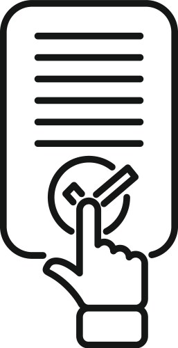 Billing money paper icon outline style Royalty Free Vector Billing money paper icon outline style Royalty Free Vector
