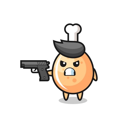 Chicken with Gun Vector Images (over 400)