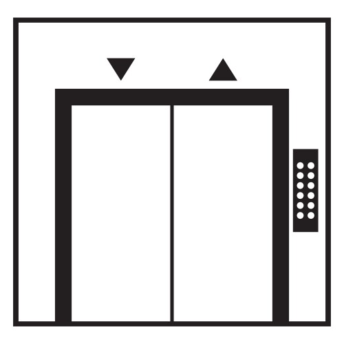 Lift icon Royalty Free Vector Image - VectorStock