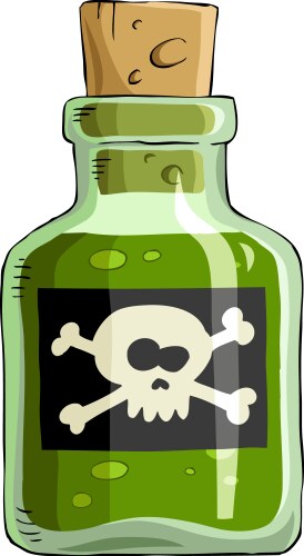 Death poison Royalty Free Vector Image - VectorStock