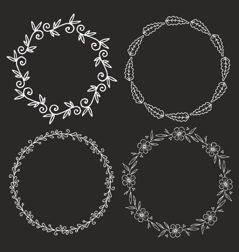 Vintage labels borders frames Royalty Free Vector Image