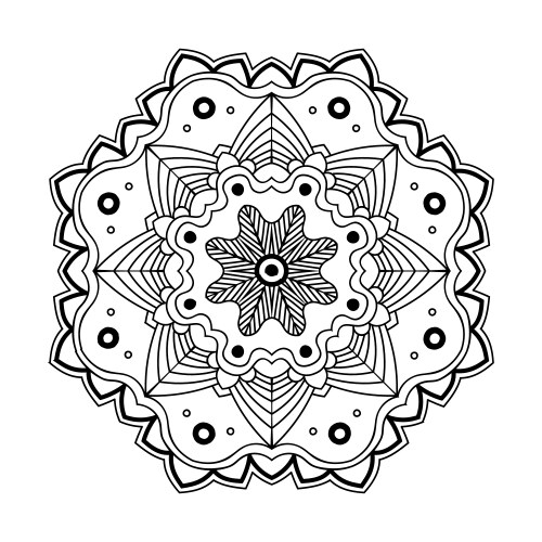 Simple Mandala Designs Vector Images (over 16,000)