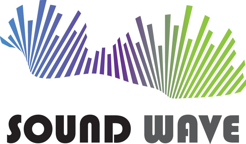 Sound wave logo Royalty Free Vector Image - VectorStock