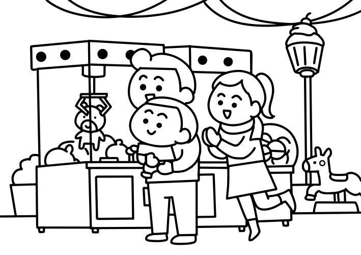 Children playing at treehouse Royalty Free Vector Image