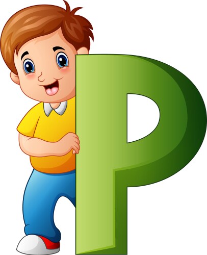 Little Boy Holding Letters a Vector Images (over 370)