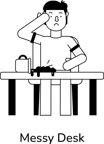 Messy Table Vector Images (over 960)