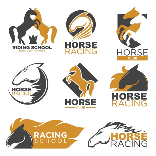 Horse Racing Logo Vector Images (over 8,400)