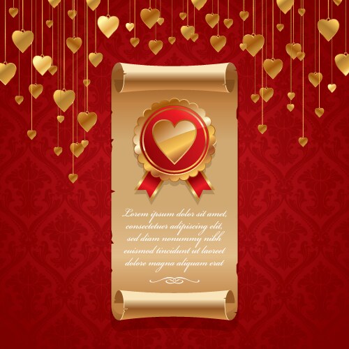 Heart Scroll Vector Images (over 7,600)