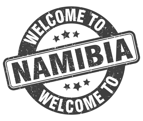 Welcome to namibia Royalty Free Vector Image - VectorStock