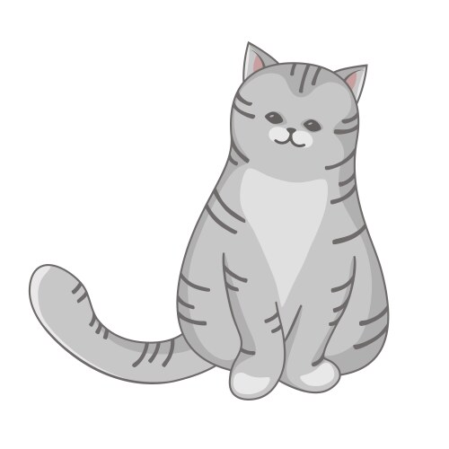 Cat Front View Vector Images (over 1,300)