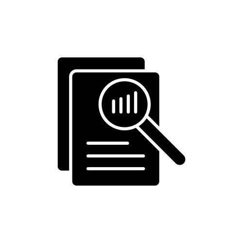 Overview icon isolated on white background Vector Image