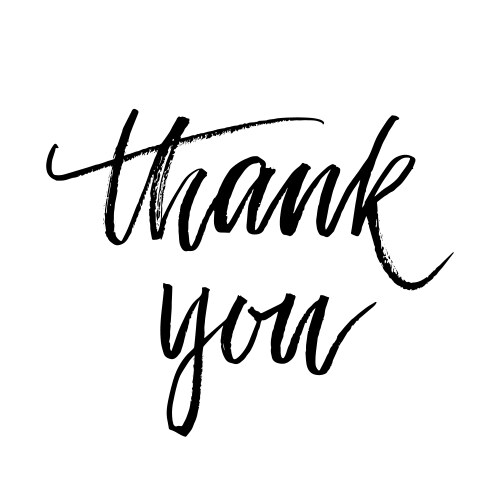Thank You Calligraphy Vector Images (over 6,500)