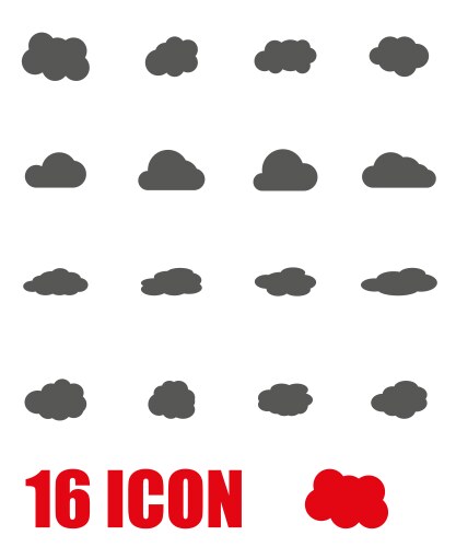 Grey Cloud Vector Images (over 9,900)