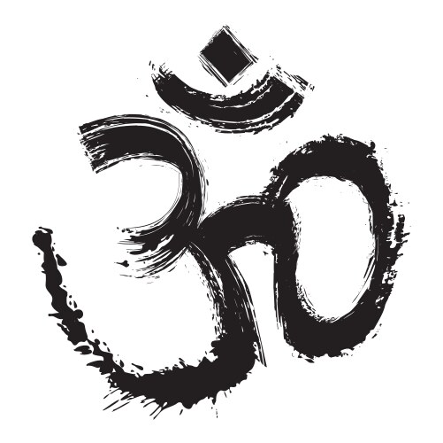 Classic aum om omkara symbol Royalty Free Vector Image