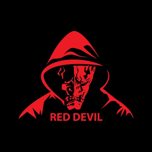 Devil font demon typeface alphabet satan letters Vector Image