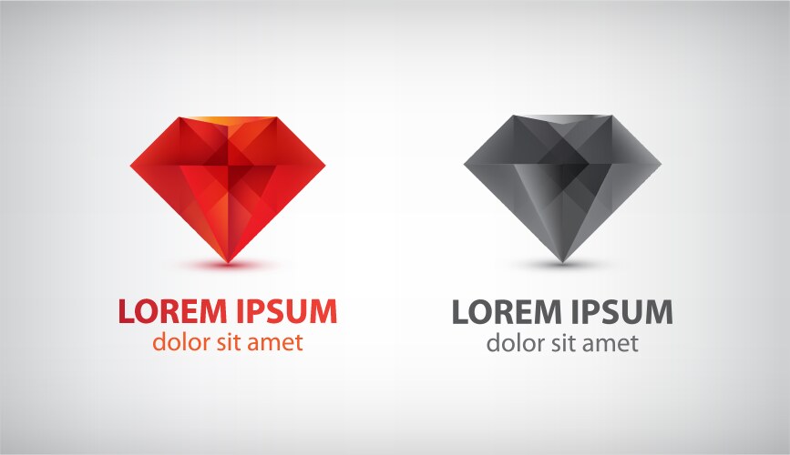 Shiny diamond Royalty Free Vector Image - VectorStock