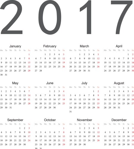Calendar 2026 sunday – Royalty-Free Vector | VectorStock