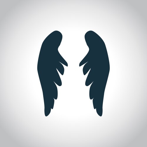 Angel and devil silhouette Royalty Free Vector Image