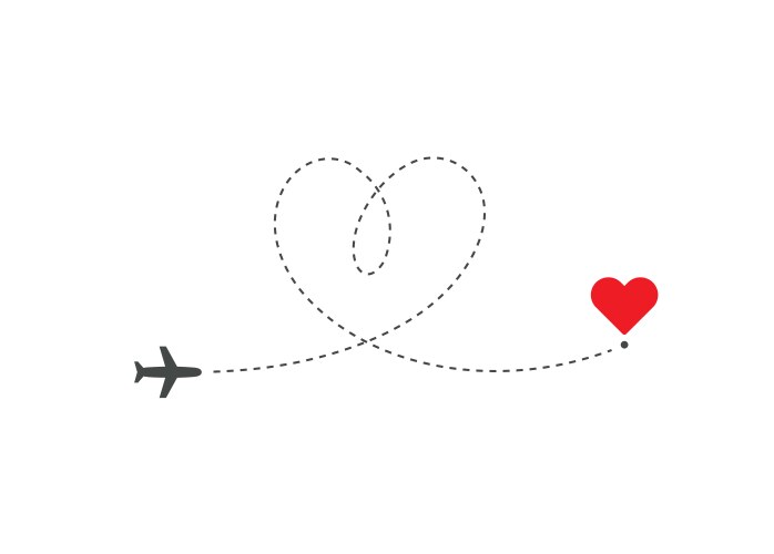 Airplane Dotted Line Vector Images (over 2,200)