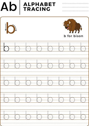 Alphabet Tracing B Vector Images (over 380)