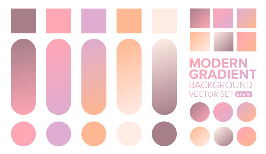 Pink 100 color shades Royalty Free Vector Image