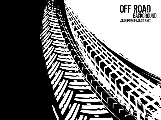 Wheel tire seamless pattern Royalty Free Vector Image