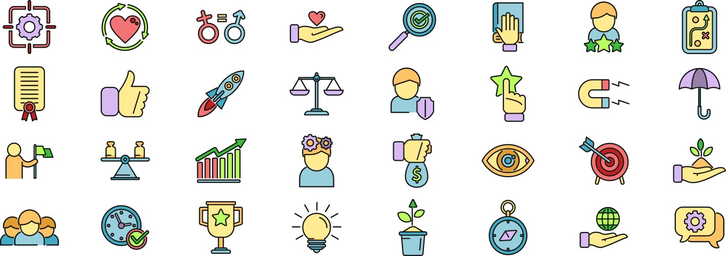 Vision Mission Values Icon Vector Images (over 1,800)