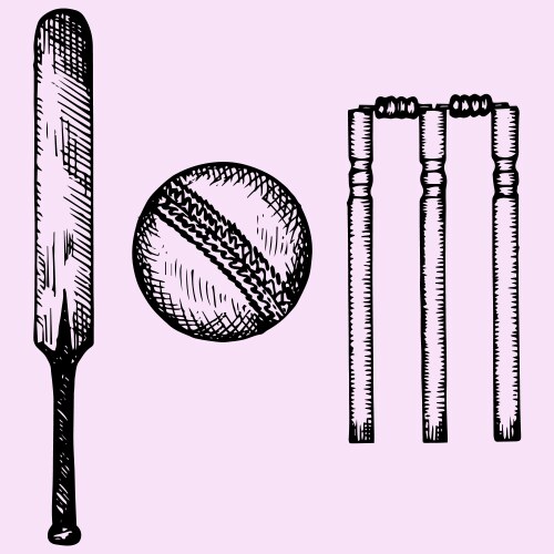 Cricket Outline Vector Images (over 2,200)