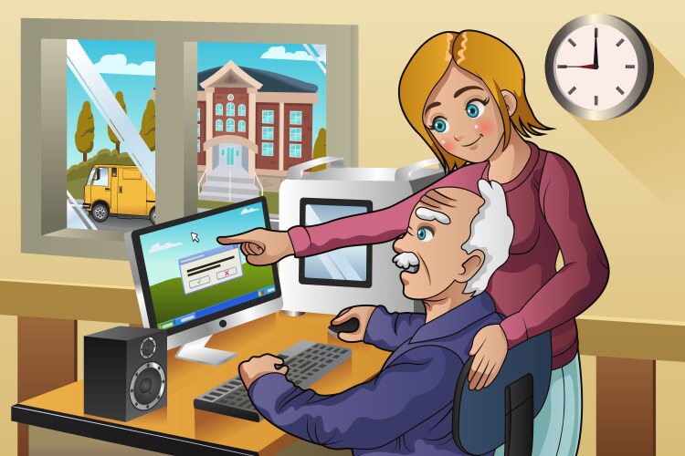 Computer Teaching Vector Images (over 25,000)